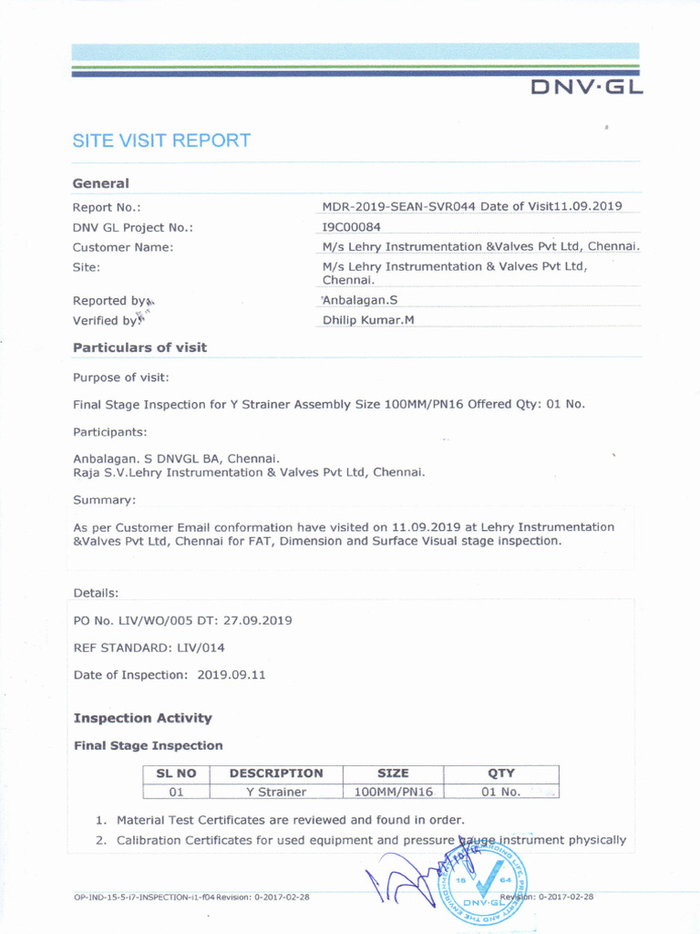 DNV Certification YSTR | PDF