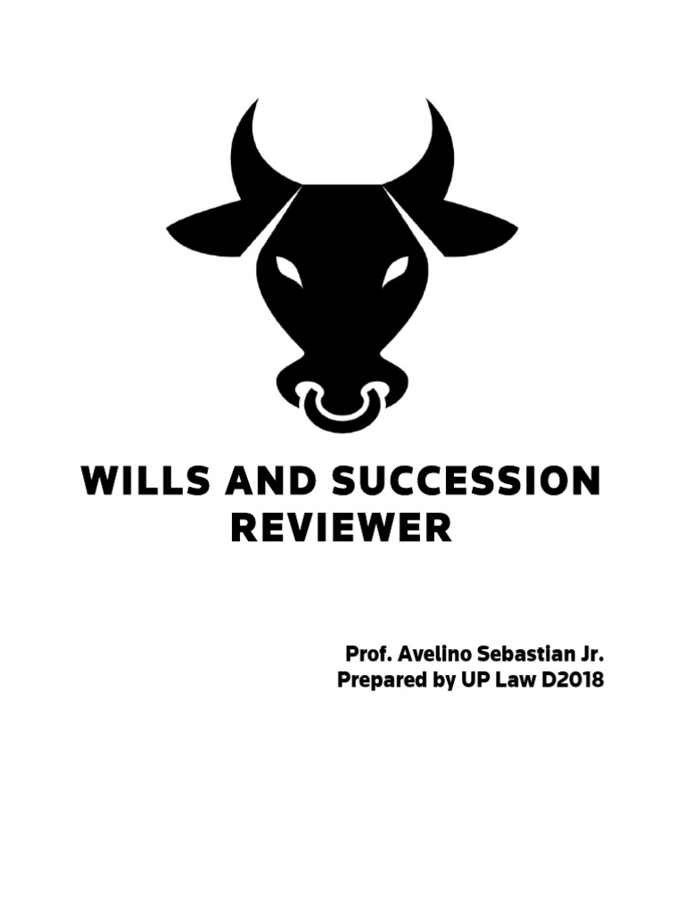 Succession Reviewer | PDF | Will And Testament | Intestacy