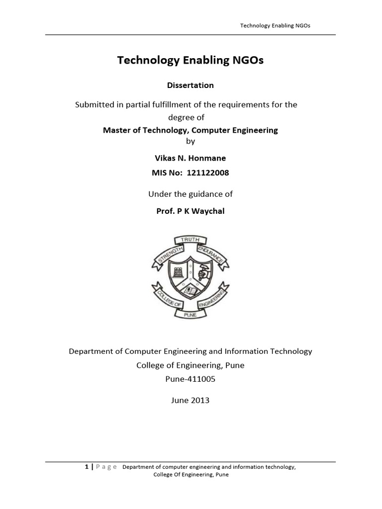 Technology Enabling NGOs | PDF | Non Governmental Organization | Trust Law