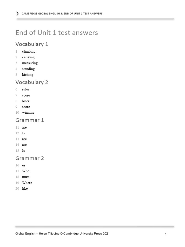 GE - 3 - EoU1 - Test Answers | PDF