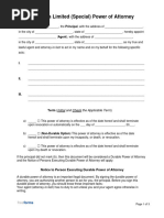 CT DMV Special Power of Attorney Form | PDF | Power Of Attorney ...