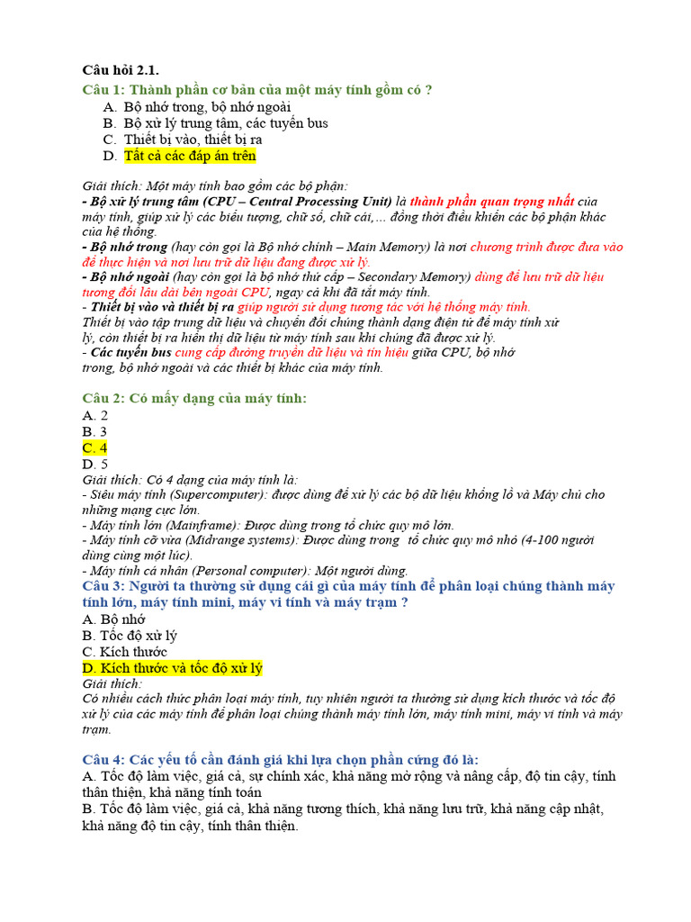 HTTTQL Chương II | PDF