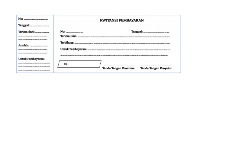 Contoh-Kwitansi-Excel-3.4 | PDF