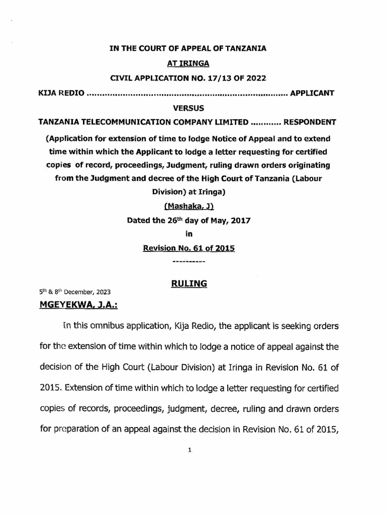 MD, Mendez - No Omnibus Application, KIJA REDIO | PDF | Appeal ...
