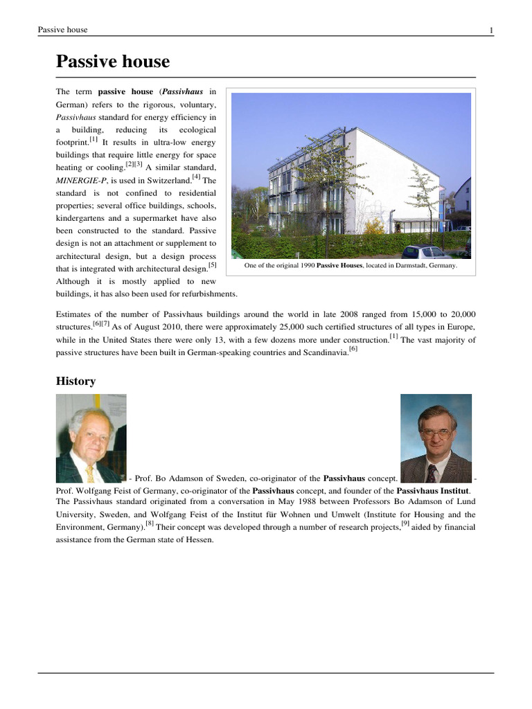 Passive House | PDF | Nature | Building