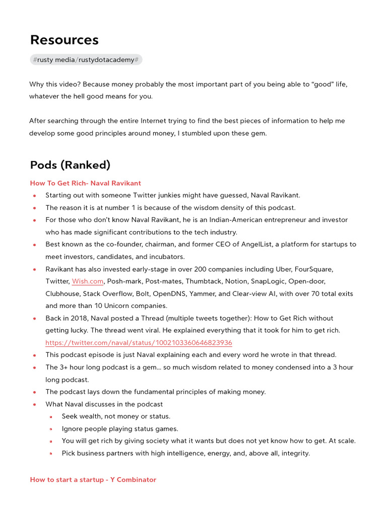 Rusty Recommendation | PDF