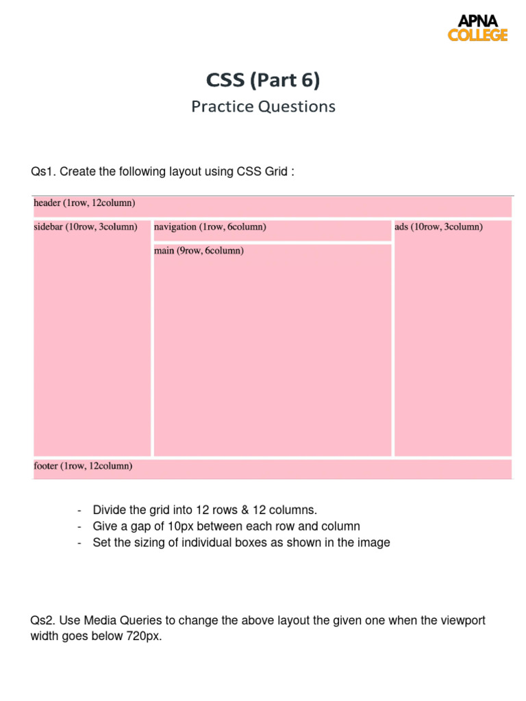 CSS Part6 (QS) | PDF
