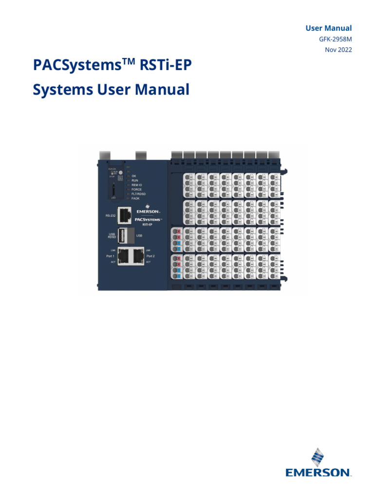 Emerson-RSTi-EP-User-Manual PLC | PDF | Input/Output | Parameter (Computer Programming)