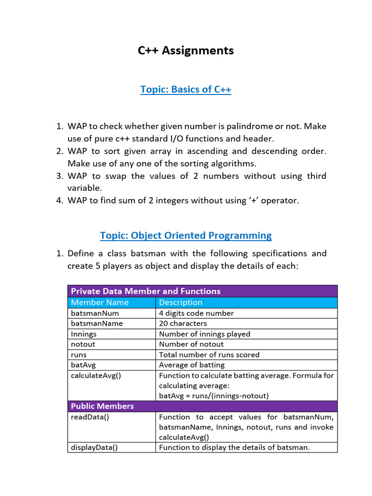 Class Work-1 | PDF | C++ | Personal Identification Number