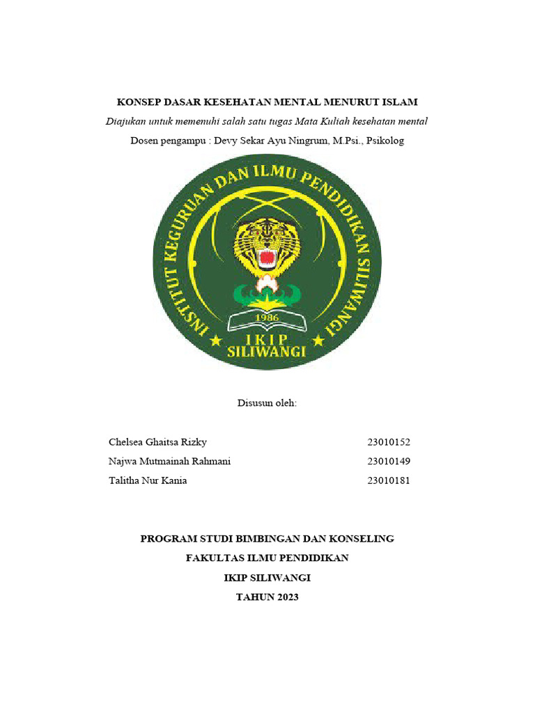 Kesehatan Mental | PDF