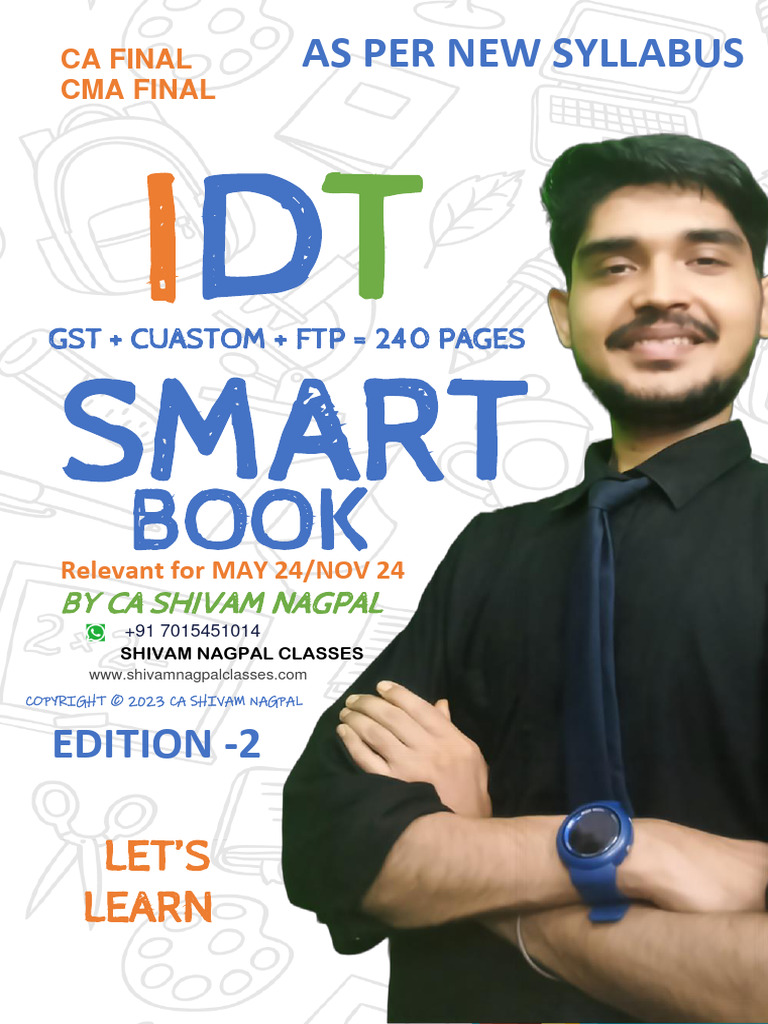 CA Final Idt Smart Book in Just 240 Pages For May 24 As Per New | PDF ...