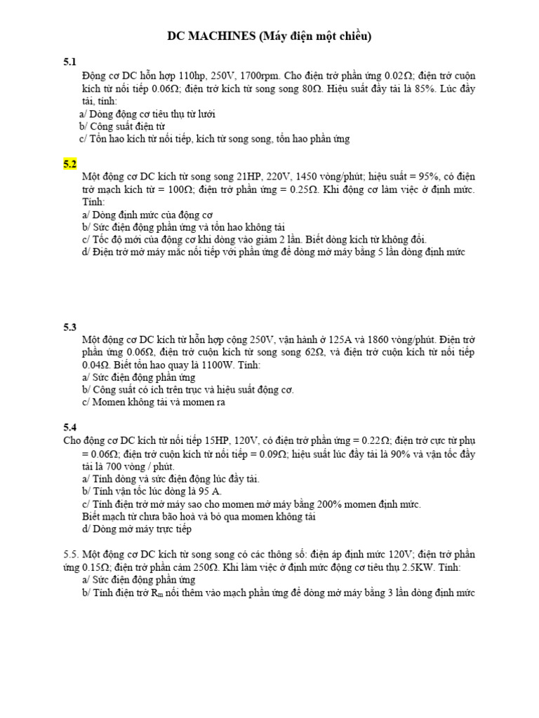 DC Machines | PDF