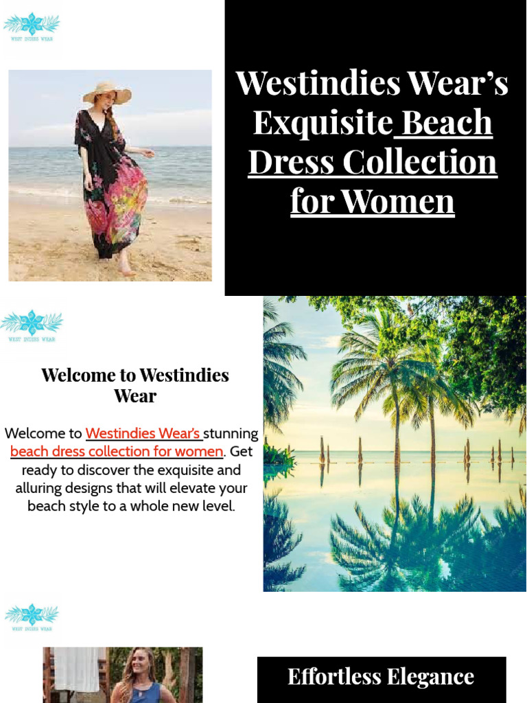 Beach Dress Collection For Women | PDF | Cooking, Food & Wine | Art