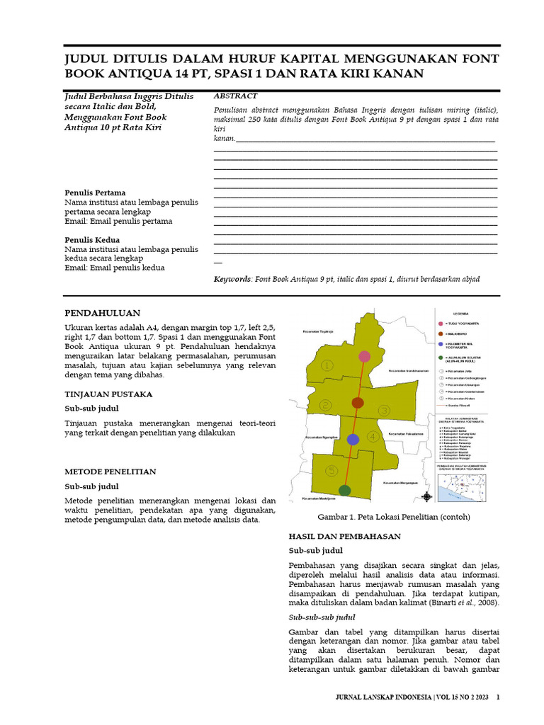 FORMAT PENULISAN JURNAL ILMIAH | PDF