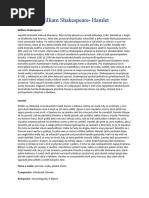 William Shakespeare - Hamlet Rozbor Díla K Maturitě | PDF