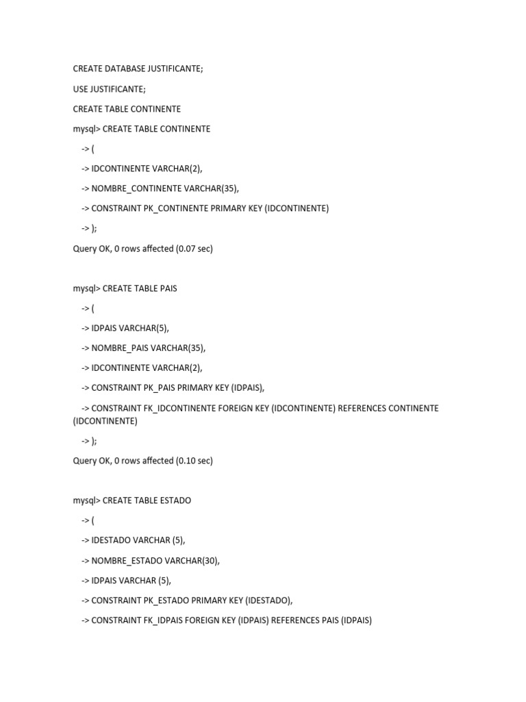No Entrar | PDF | Relational Database | Table (Database)