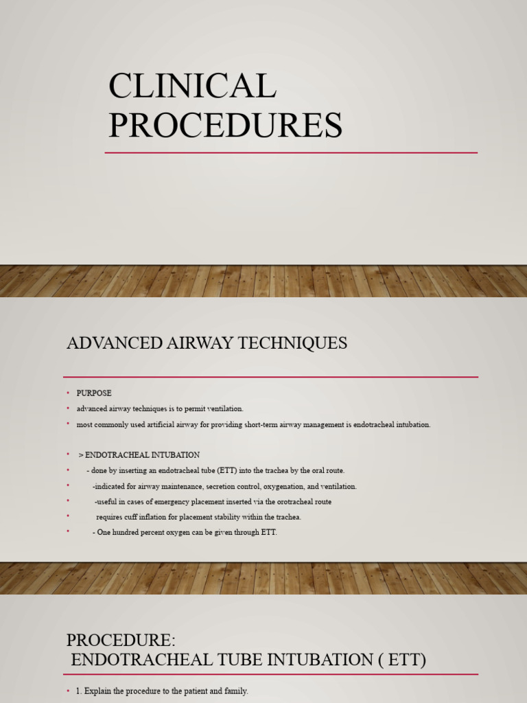 Critical Care Clinical Procedures 2023 | PDF | Breathing | Respiratory ...