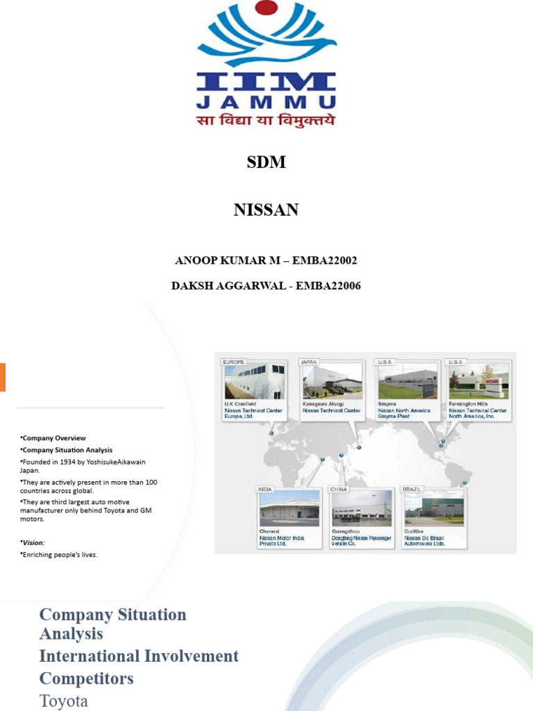 SDM Project | PDF | Car | Nissan