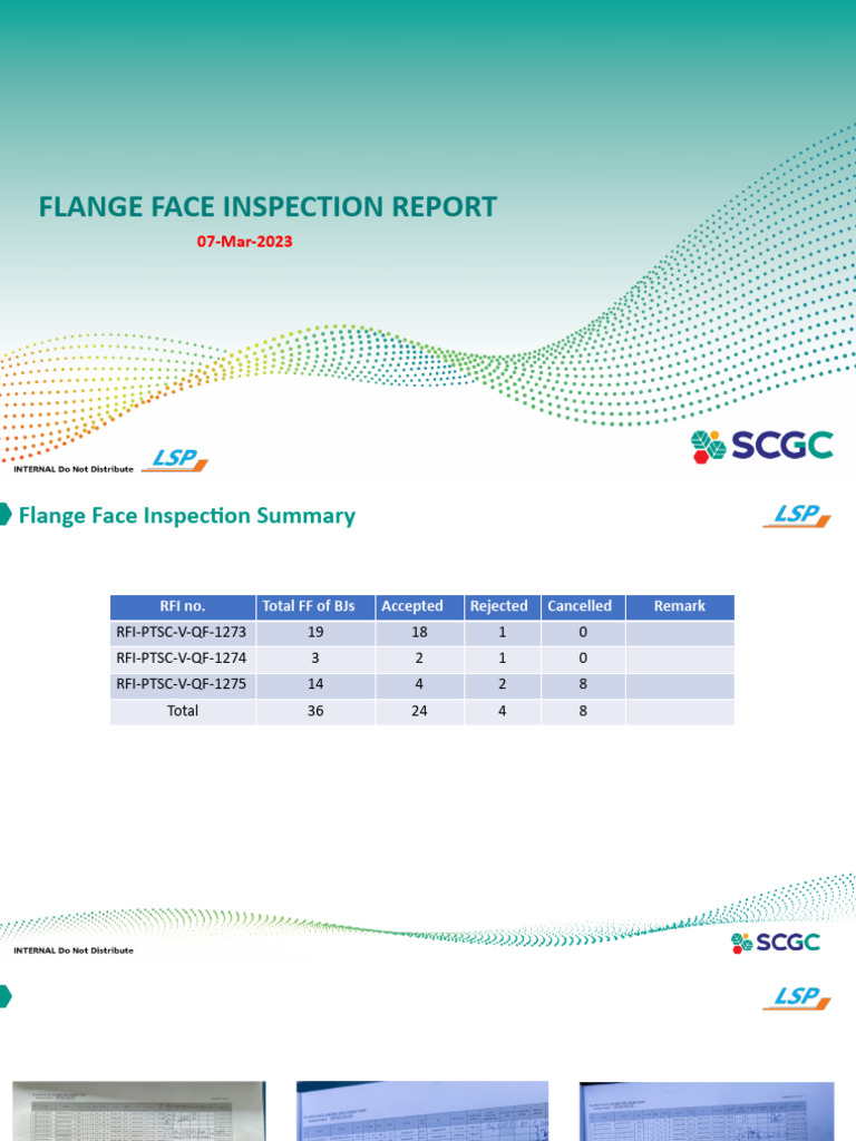 Flang Face Inspection Report - 07 Mar 23 | Download Free PDF ...