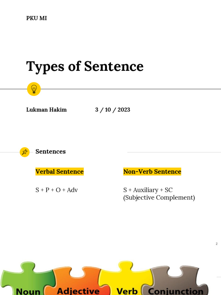 Types of Sentence | PDF | Clause | Sentence (Linguistics)