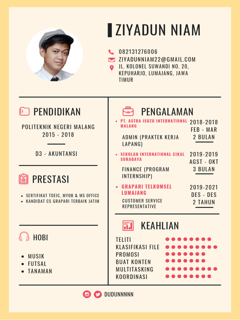 CV Non Formal | PDF