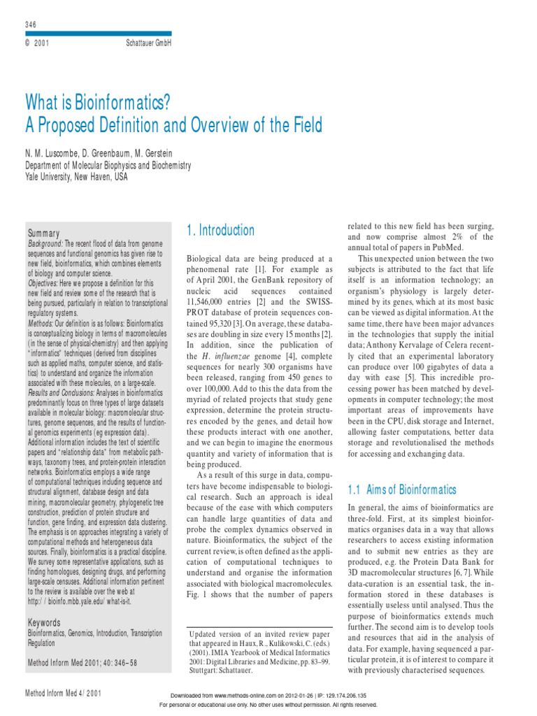 RP 12 | PDF | Bioinformatics | Proteins