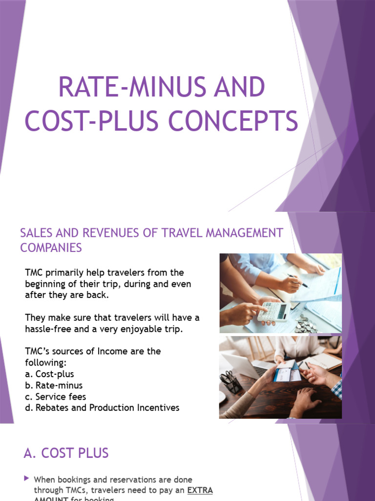 Rate Minus and Cost Plus Concepts | PDF | Fee | Travel Visa