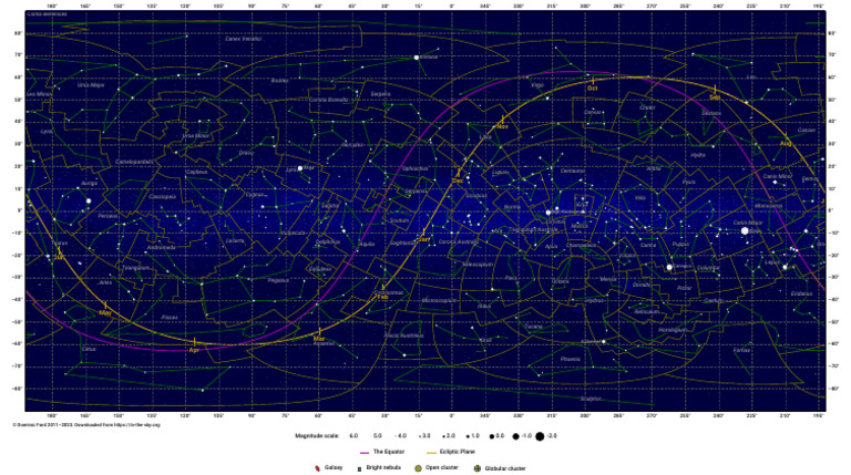 Constellations Map Gal0010012 | PDF | Ptolemy | Constellation