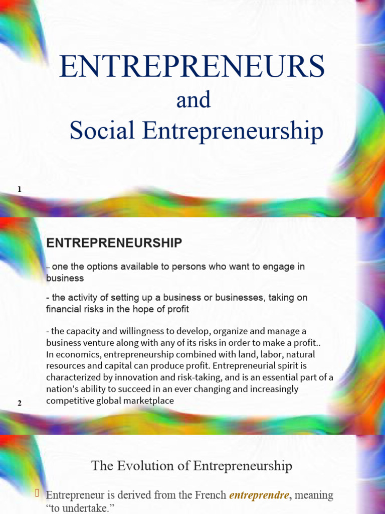 Entrepre Nuer Ship | PDF | Entrepreneurship | Economics