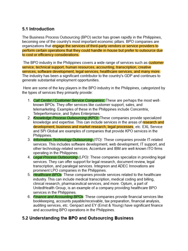 Bpo | PDF | Audit | Outsourcing