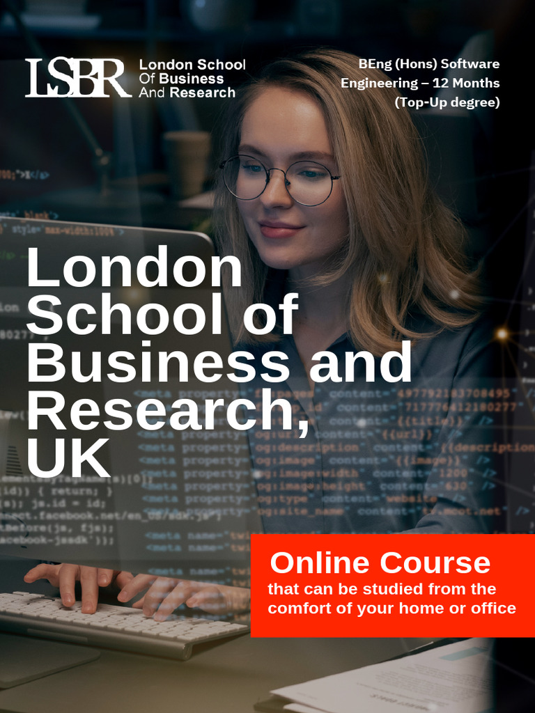 BEng (Hons) Software Engineering - 12 Months (Top-Up Degree ...