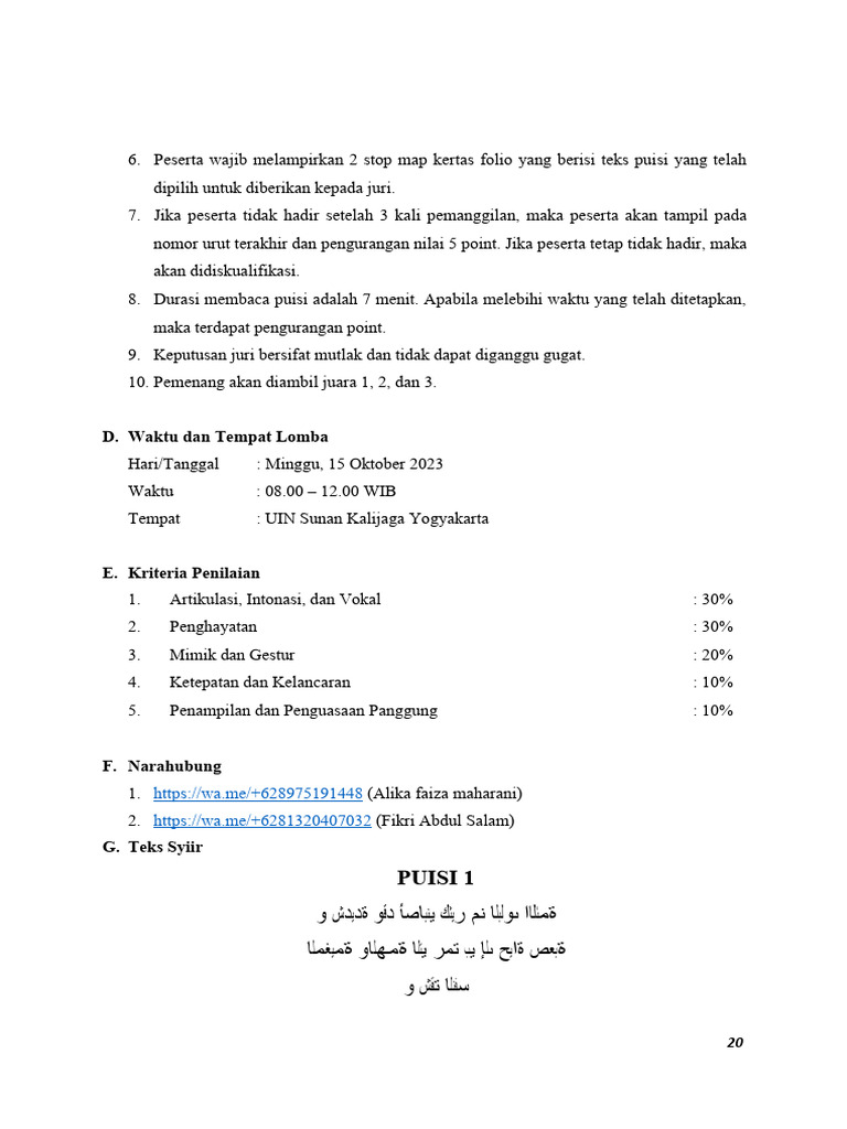 Buku Panduan Kaf 2023 | PDF