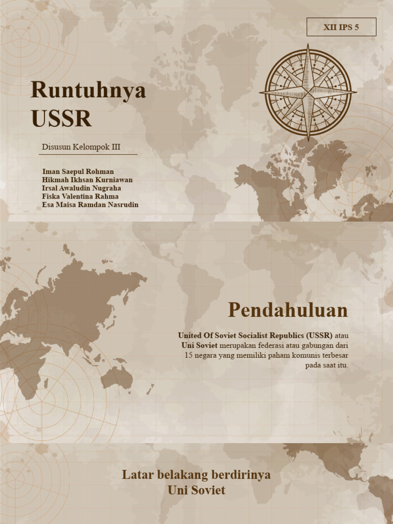 Runtuhnya USSR | PDF | Politik | Perjalanan