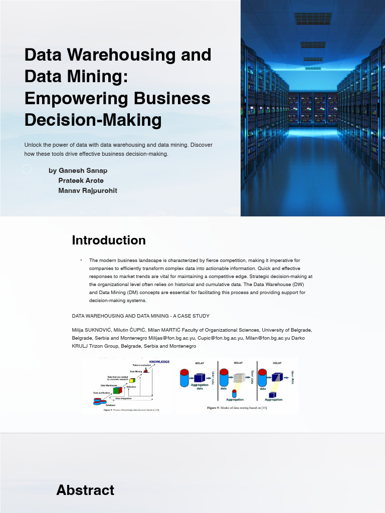 DWM Final | PDF | Data Warehouse | Data Mining