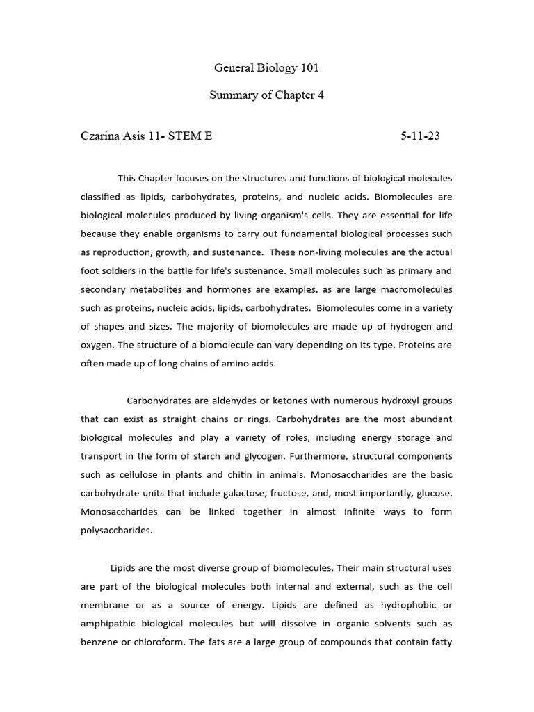 General Biology 101 | PDF | Cellular Respiration | Diet & Nutrition