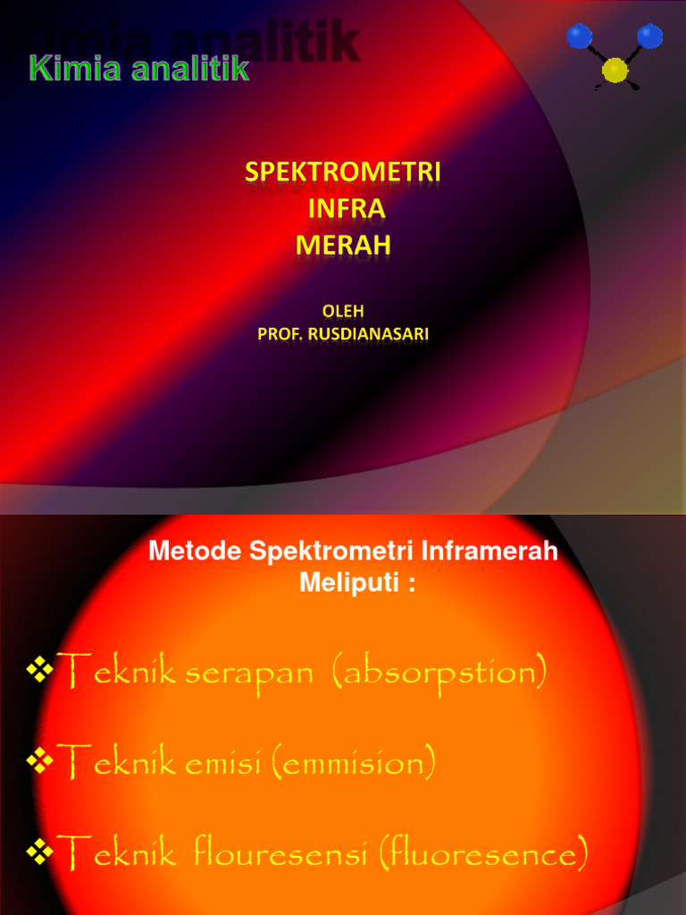 Spektrofotometer Infra Merah RS 23 | PDF