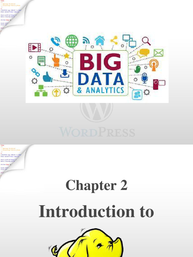 Chapter 2 Introduction To Hadoop | PDF | Apache Hadoop | Map Reduce