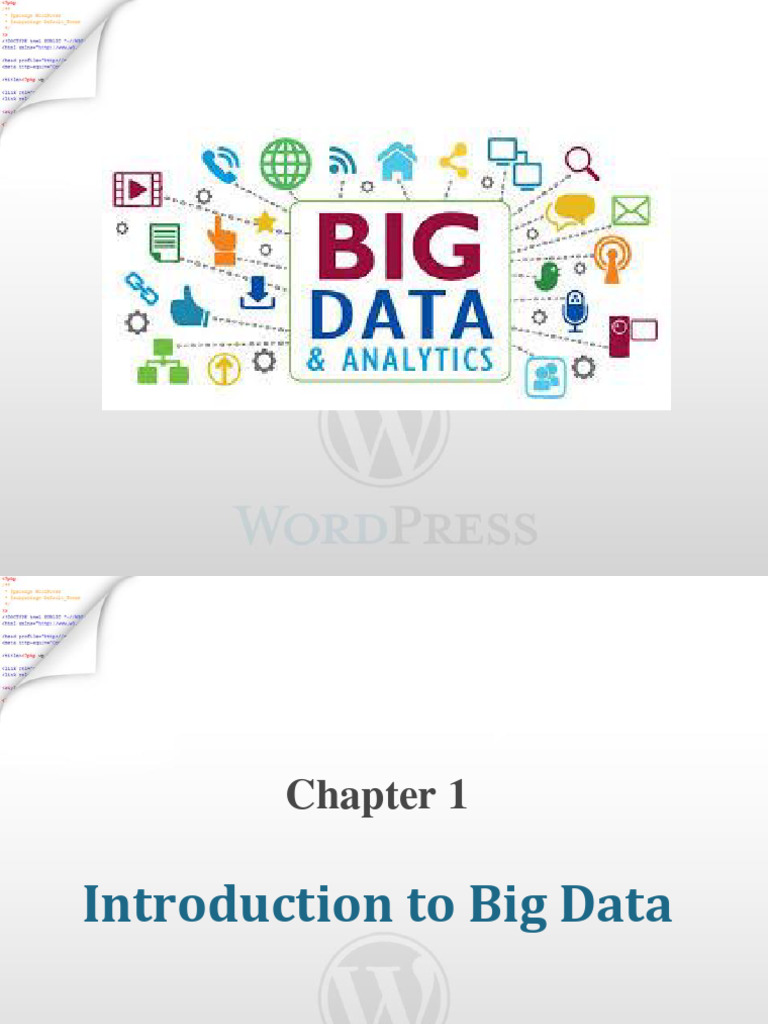 Chapter 1 Introduction To Big Data | PDF | Big Data | Databases