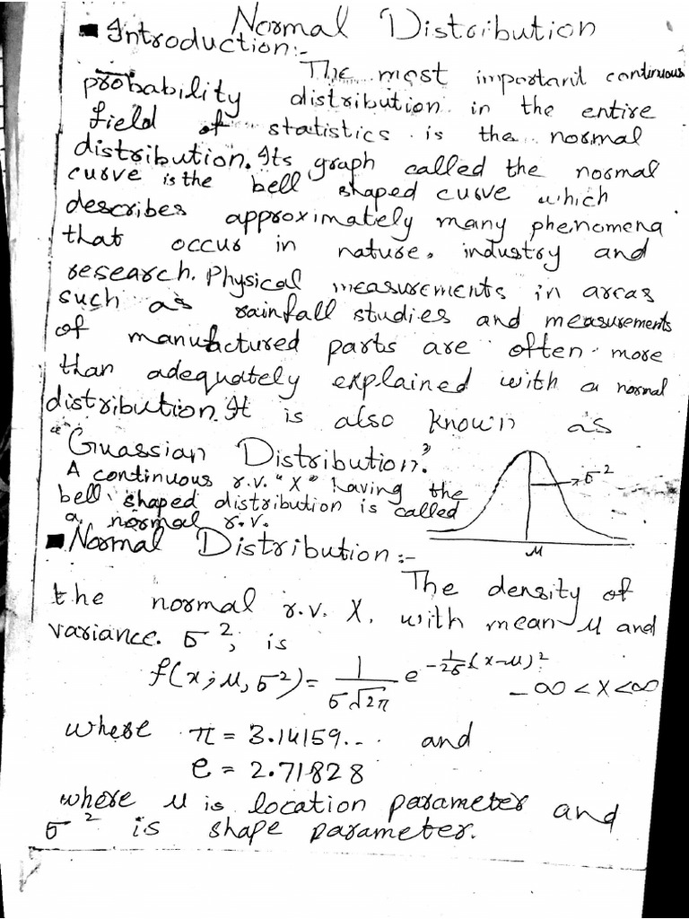 Normal-distribution | PDF