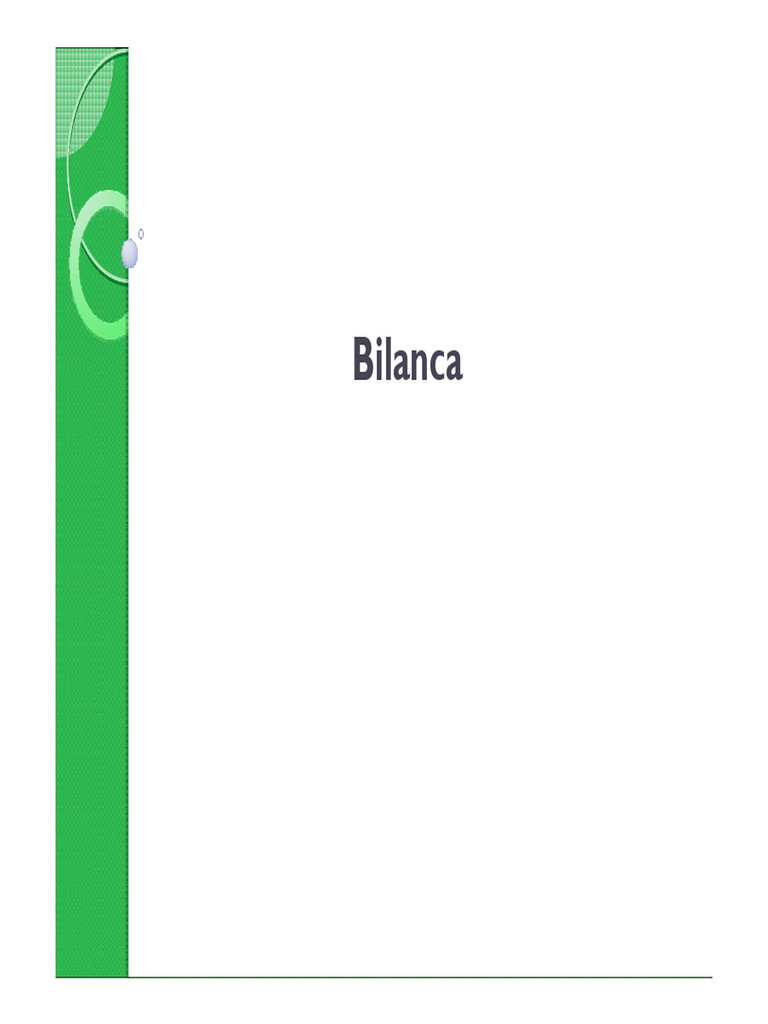 Bilanca | PDF