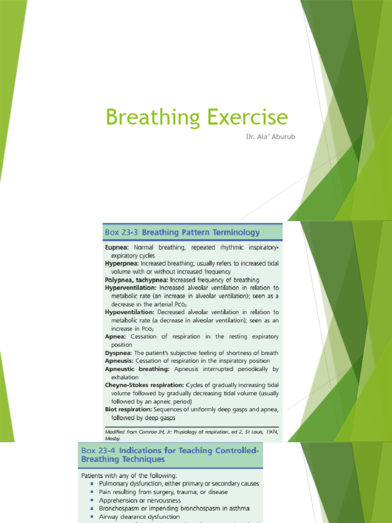 Breathing Exercise | PDF | Breathing | Lung