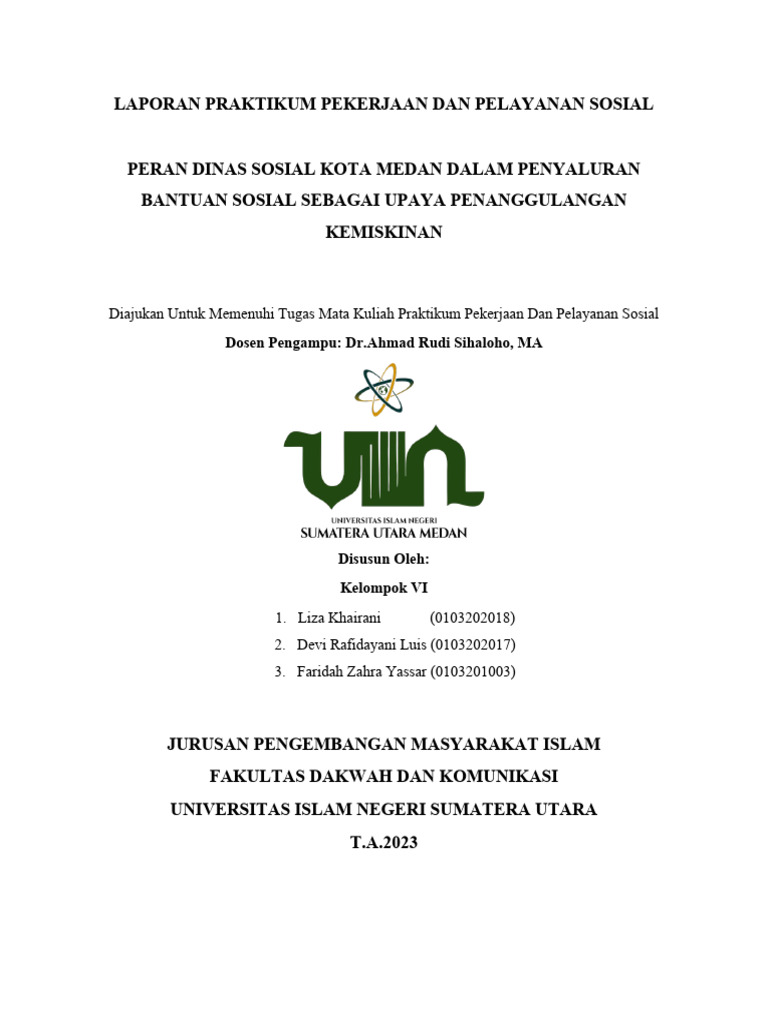 Mini Riset Kel 6 Praktikum Pelayanan Sosial | PDF | Politik | Ilmu Sosial