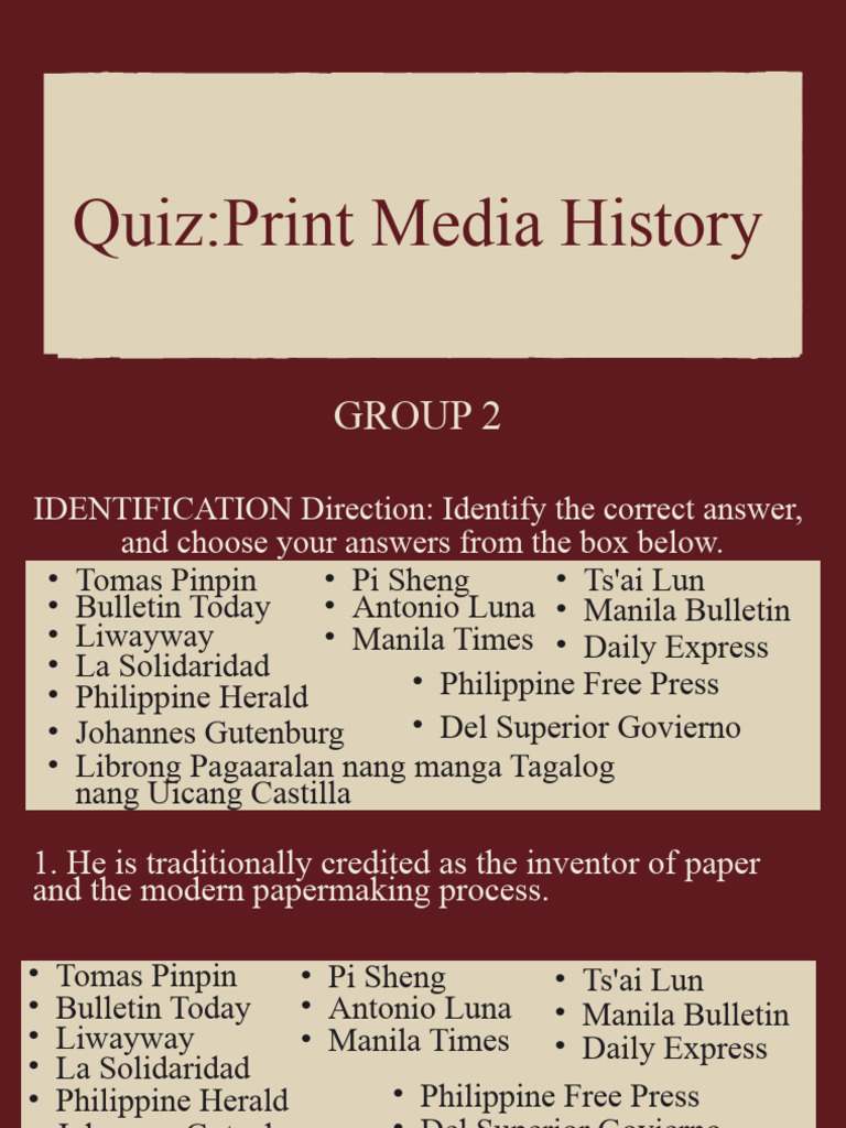 Group 2 Quiz-Mil | PDF | Manila | Philippines