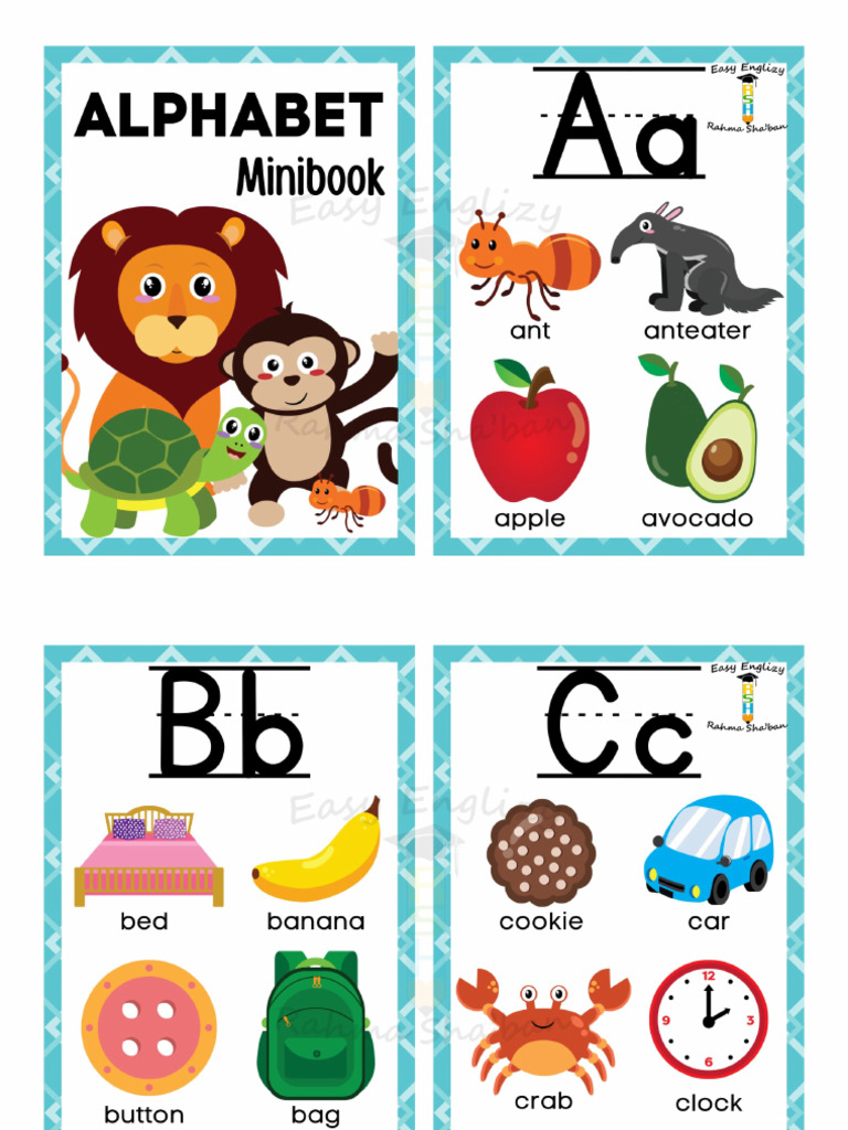 Alphabet Minibook | PDF