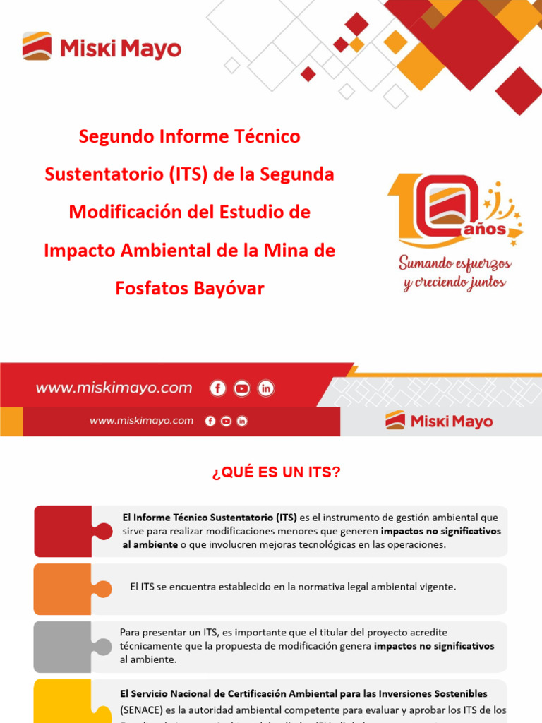 II Informe T Cnico Sustentatorio | PDF | Agua | Minería