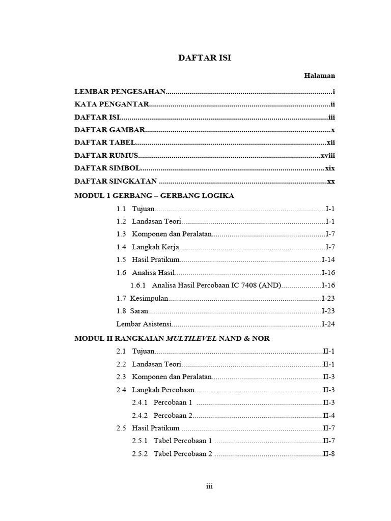 Daftar Isi Sisdig M.istami Alfariski | PDF