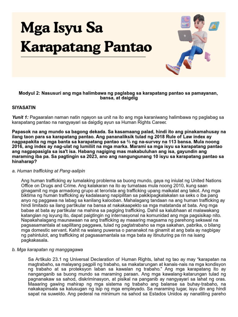 M2 Siyasatin U1 | PDF