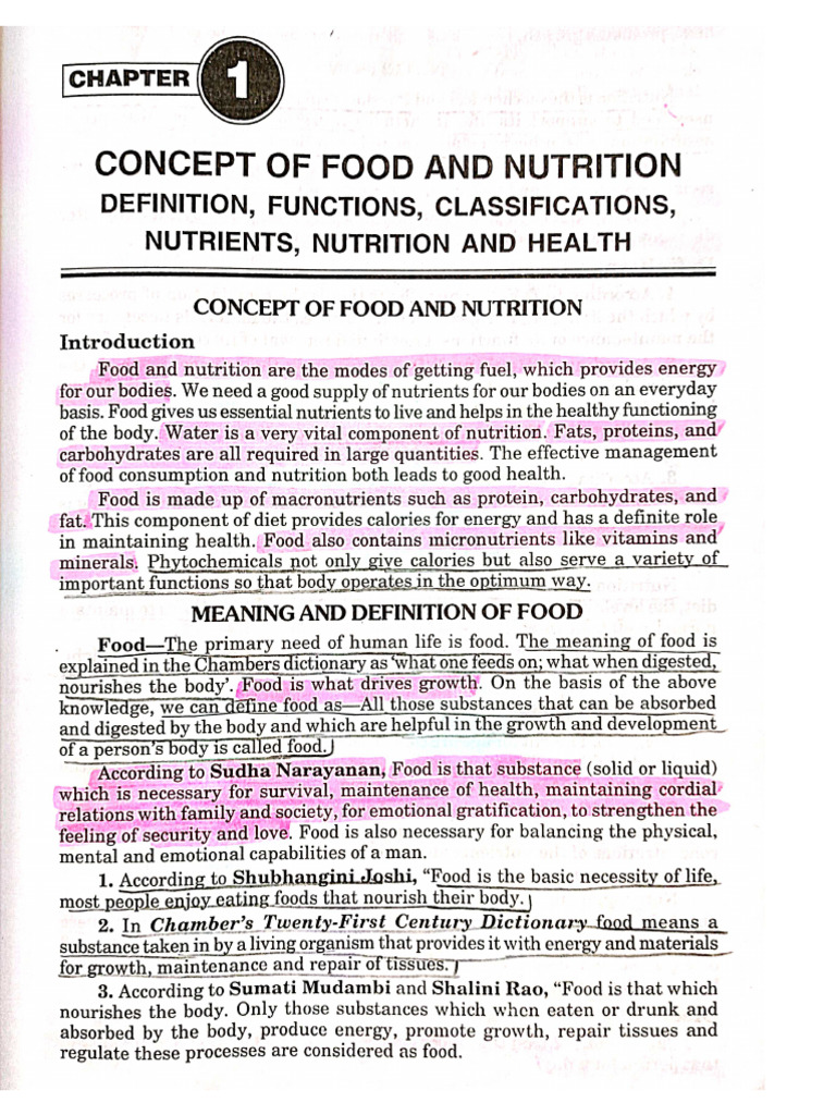 food nutrition book | PDF