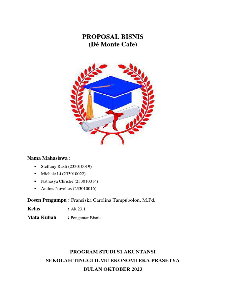 Makalah Proposal Bisnis-10 | PDF