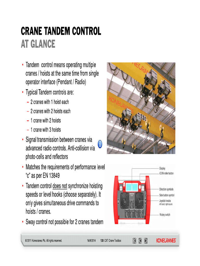 Crane Tandem Operation | PDF